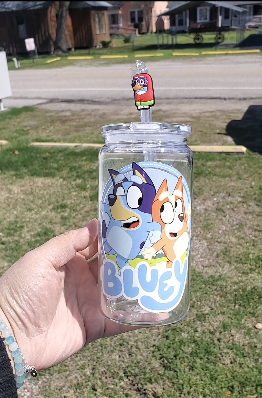 Bluey & Family | Acrylic Cans | Plastic Cups | 16oz. – iDigBeauty
